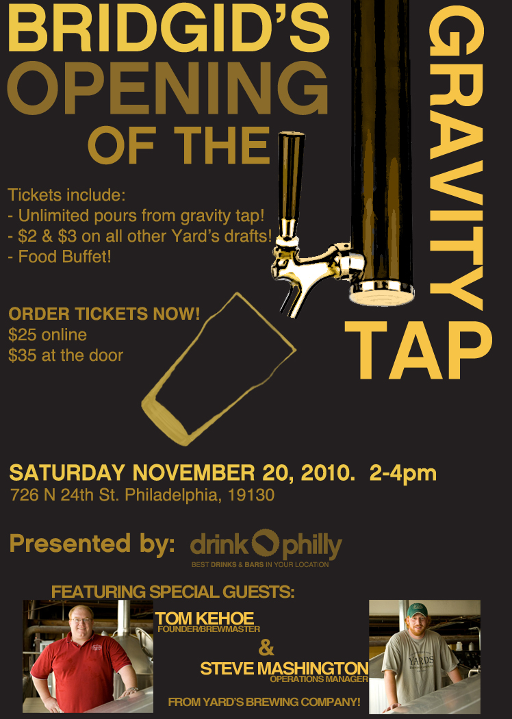 Open the Gravity Tap! Nov 20 - Drink Philly - The Best Happy Hours ...